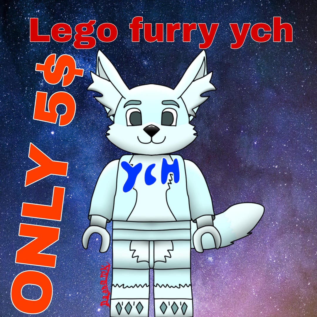 Lego Furry Ych - Etsy