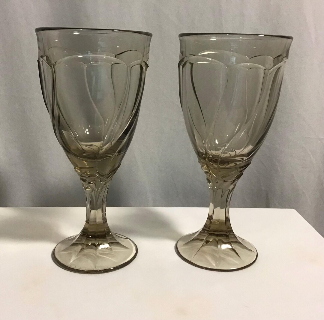 Noritake Sweet Swirl Water Goblet - Etsy