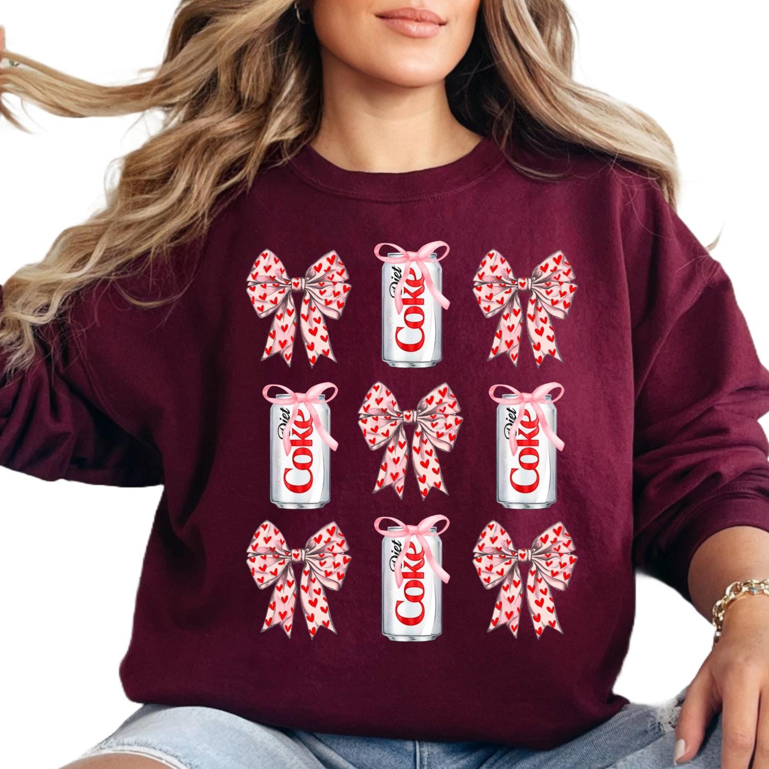 Diet Coke Pink Bow Coquette Png, Cute Pink Soda Drink Png, Aesthetic ...