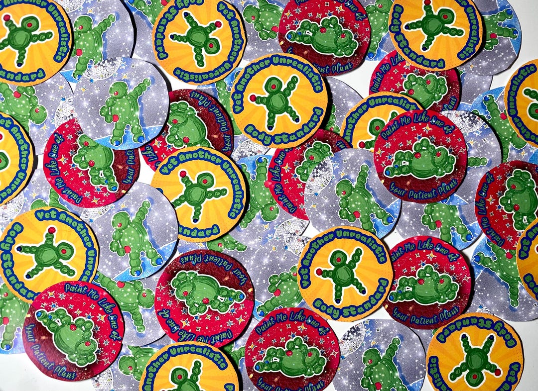 Cosmo 3ct. Set Varian Mascot Fan Art Stickers for Radiation Therapists ...