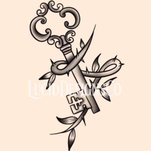 Witchy Flash Sheet – Mystical Objects Tattoo Flash – Digital Download ...