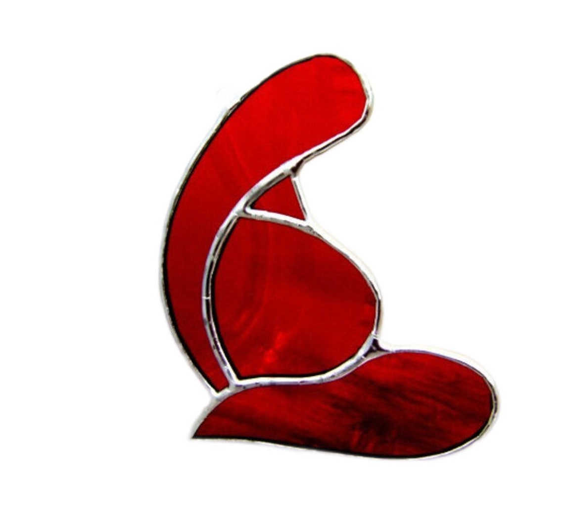 Stained Glass Goddess Art Deco Red Art Glass Goddess Birth Goddess ...