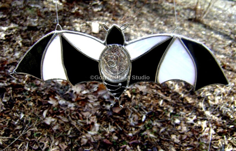 Handmade Stained Glass Bats Flying Fox Art Glass Bat | Etsy