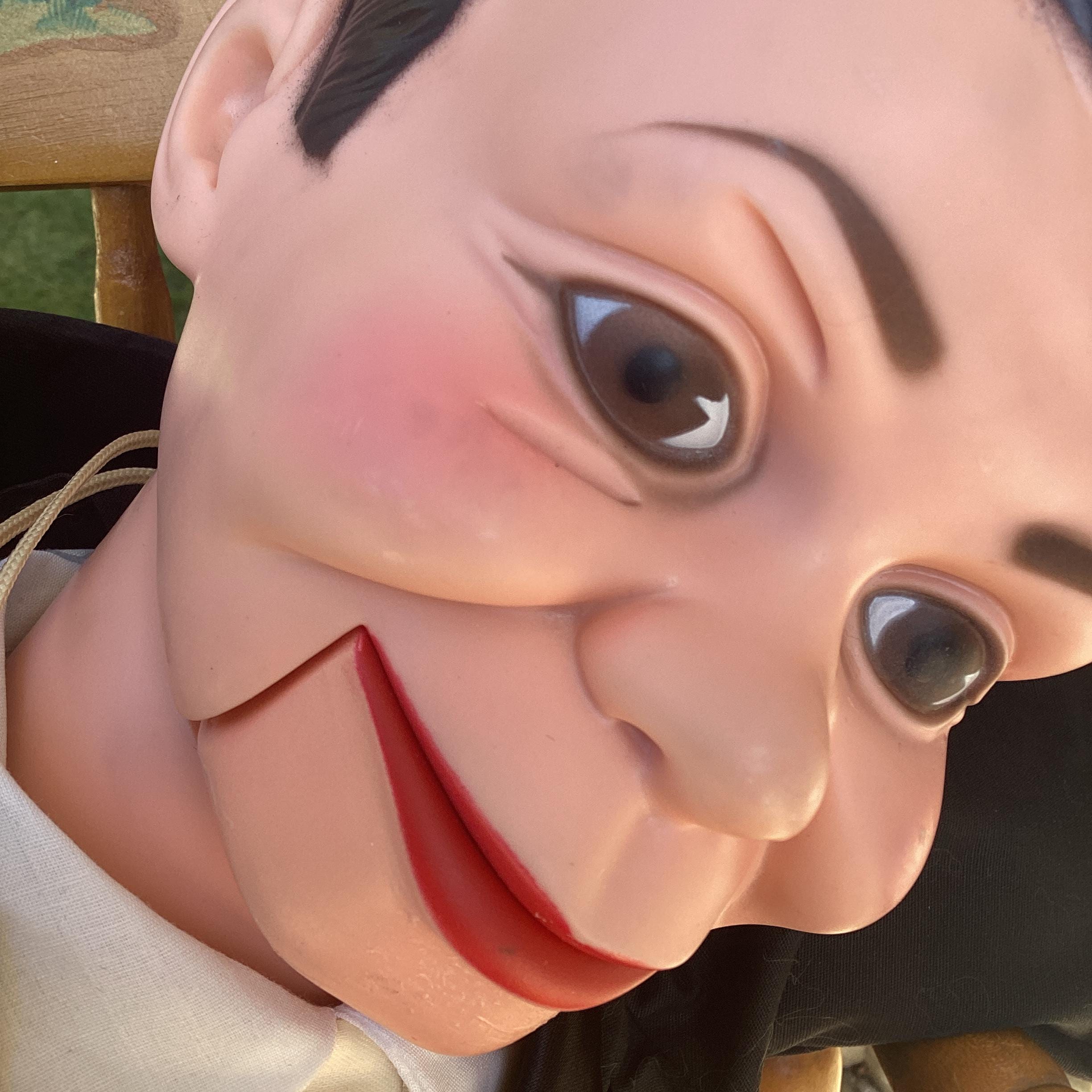 Vintage Ventriloquist Dummy Dan Charlie Mccarthy Tuxedo Movie Stage ...