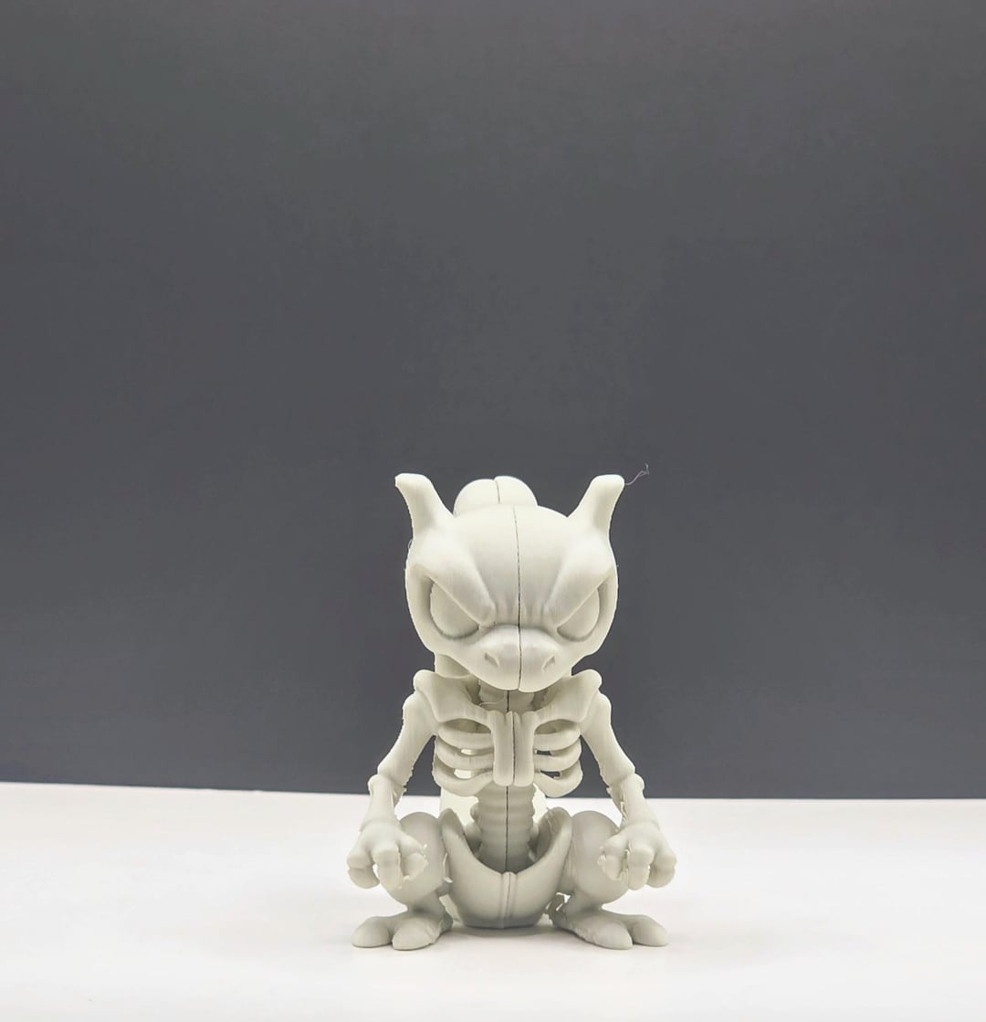 Skeletal Psychic Beast Figure – Bone-inspired Collectible - Etsy