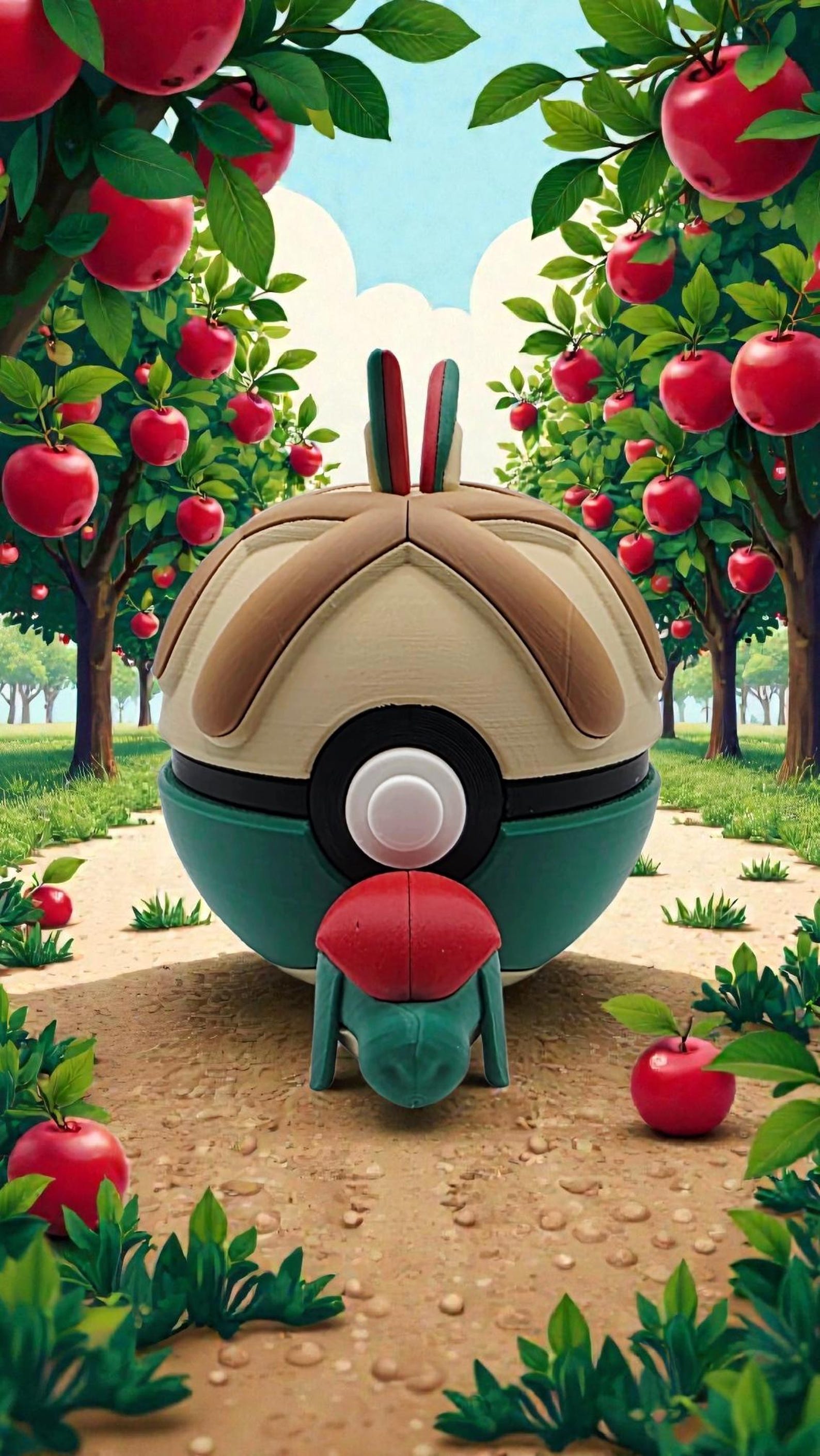 3D Printed Cozy Orchard Creature Ball Display – Wholesome Collector ...