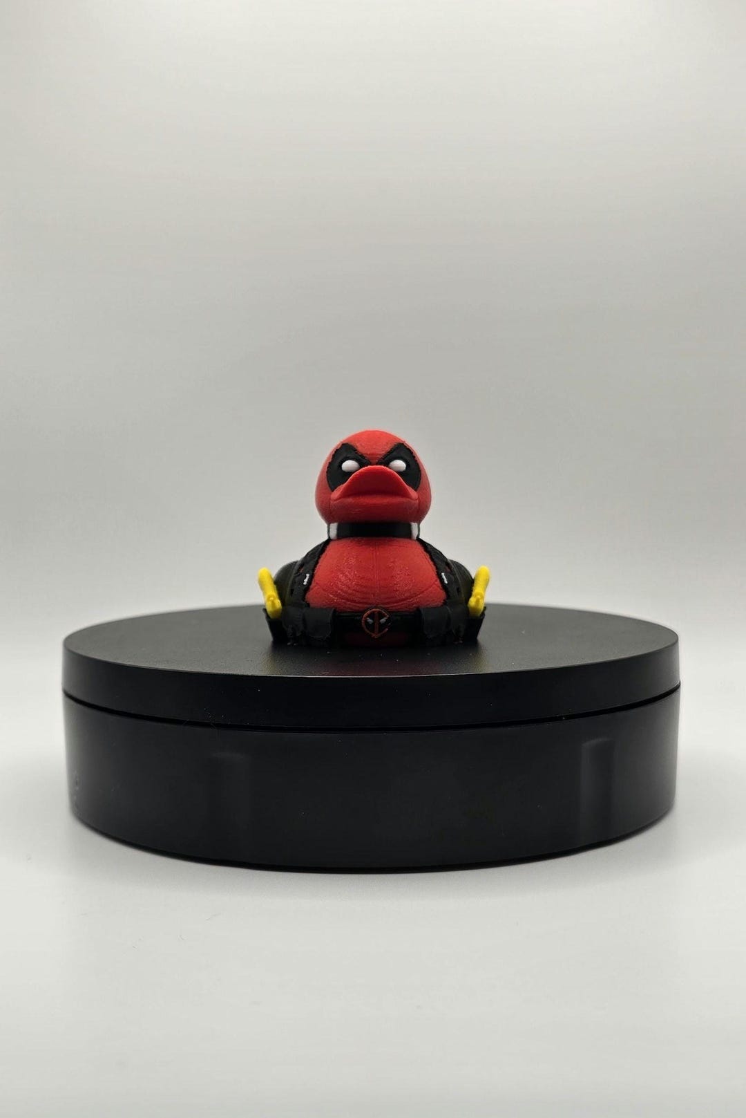 Mercenary Duckpool – Red Suit Antihero-inspired Display Figure - Etsy