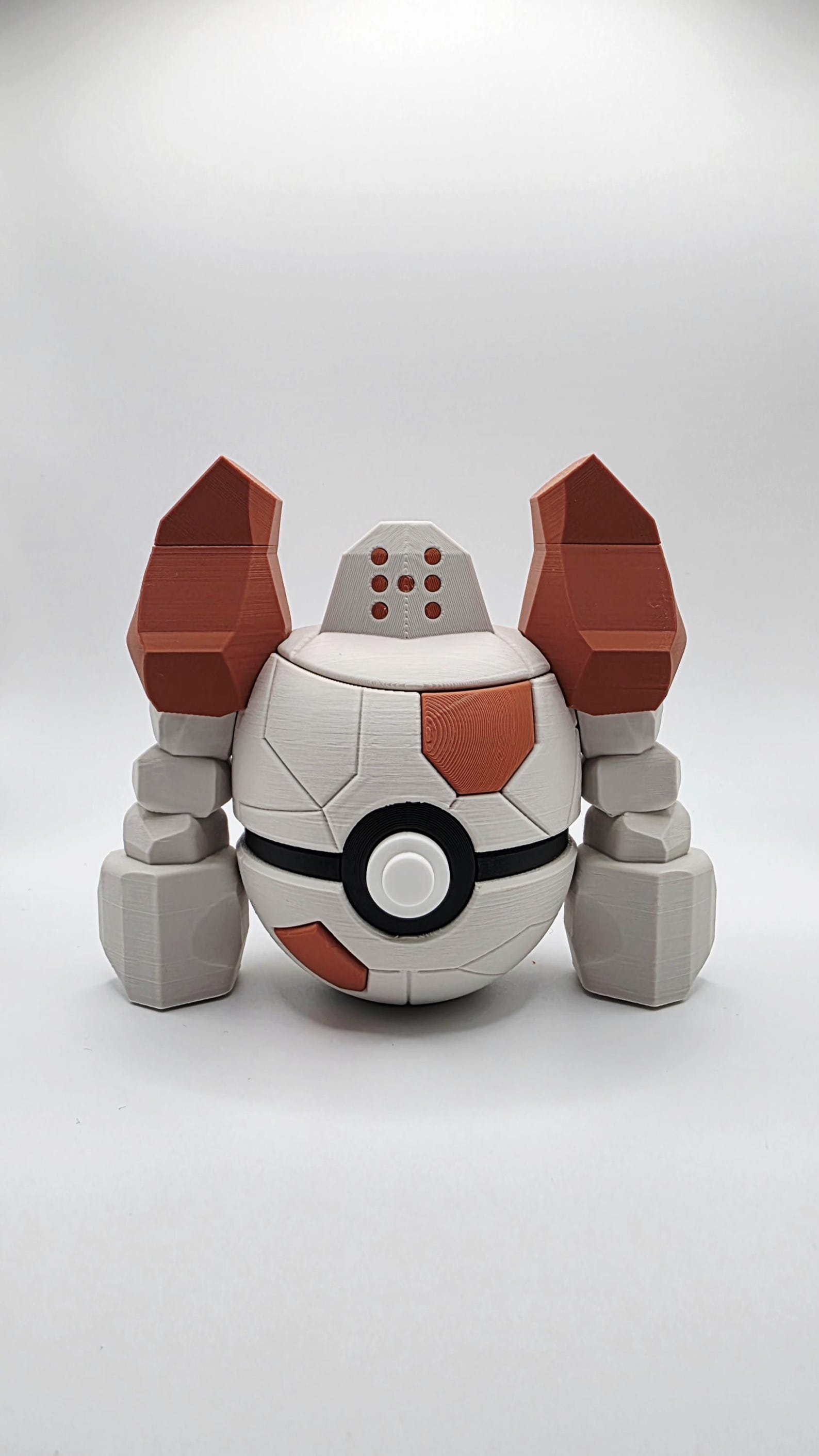 3D Printed Stone Colossus Creature Ball Display – Ancient Guardian ...