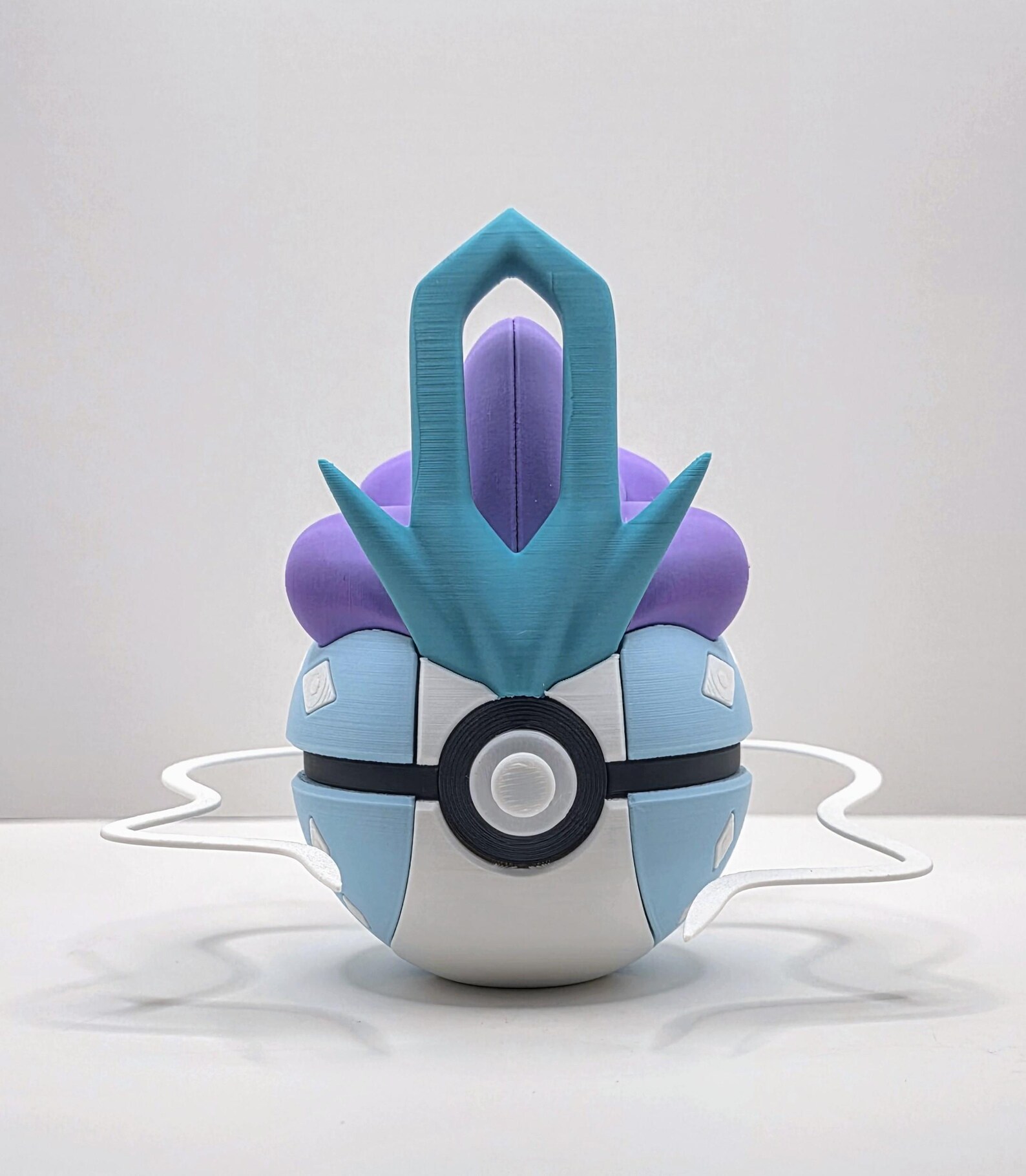 Mystic Guardian-inspired Creature Ball – Elegant Blue & Purple Design ...