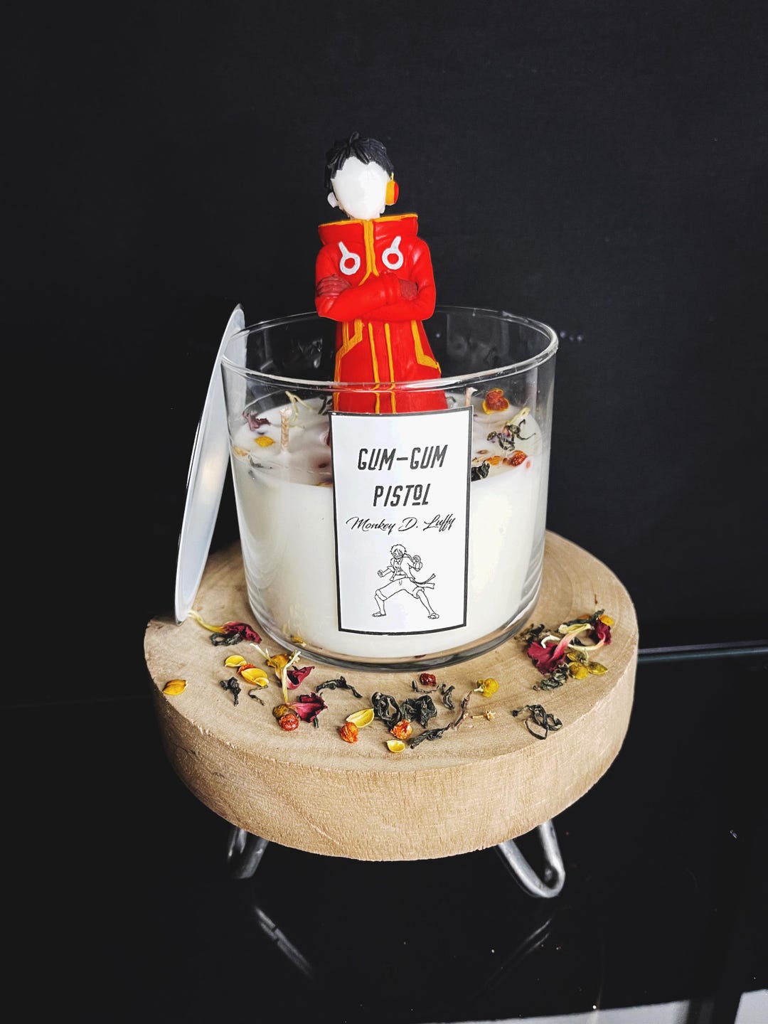 One Piece Anime Decorative Candle Monkey D. Luffy - Etsy