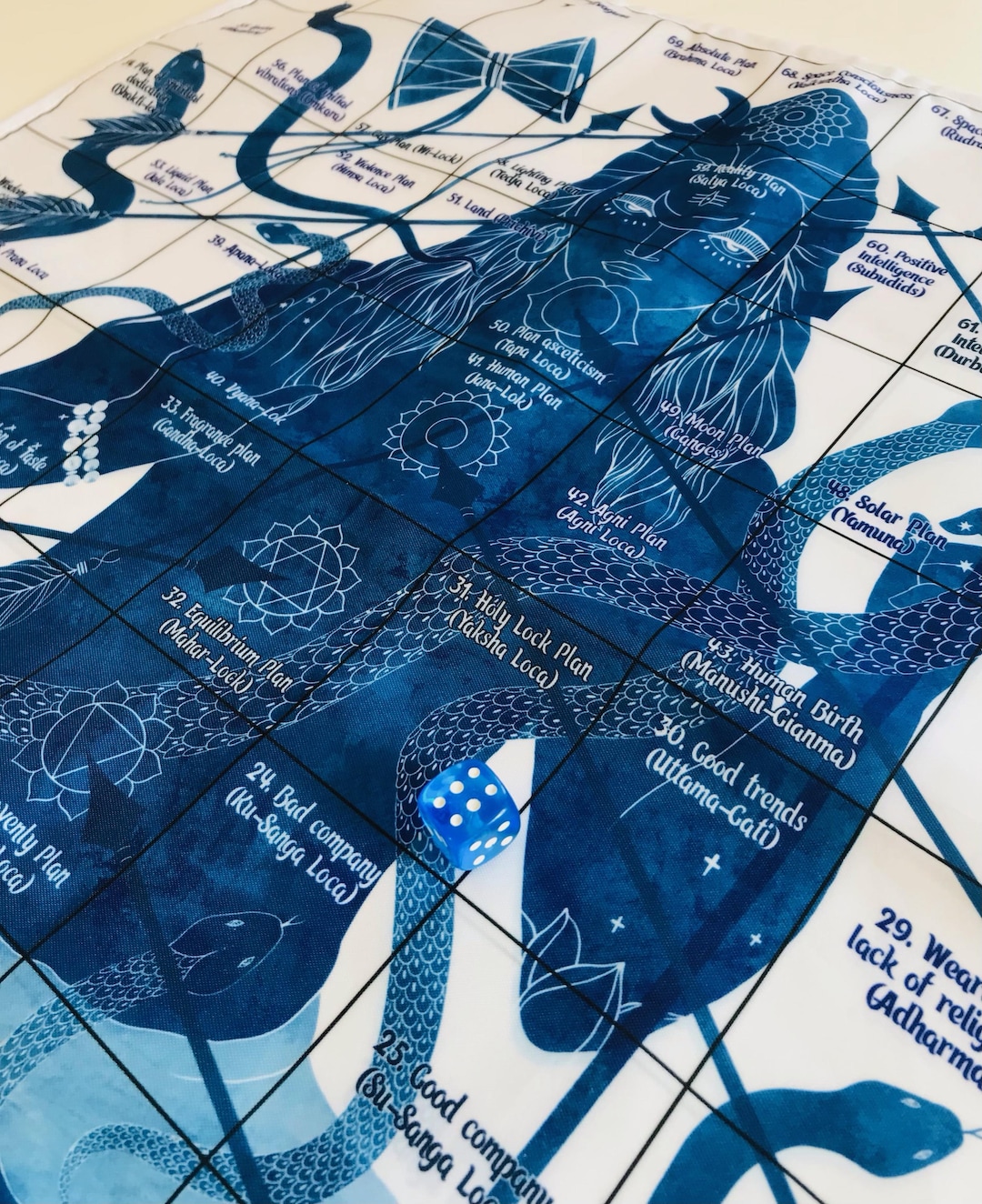 Leela Game, Blue, Transformation Game, Board Games, Gift, Shiva - Etsy