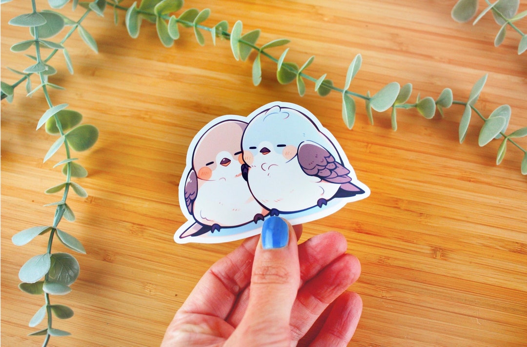 Love Birds Sticker Gift Sticker, Gourd Sticker, Kawaii Sticker, Kindle ...