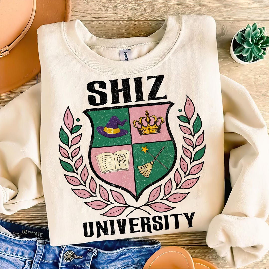 Shiz University PNG, Retro Wicked Movie Fan Png, Vintage Magic Wand ...