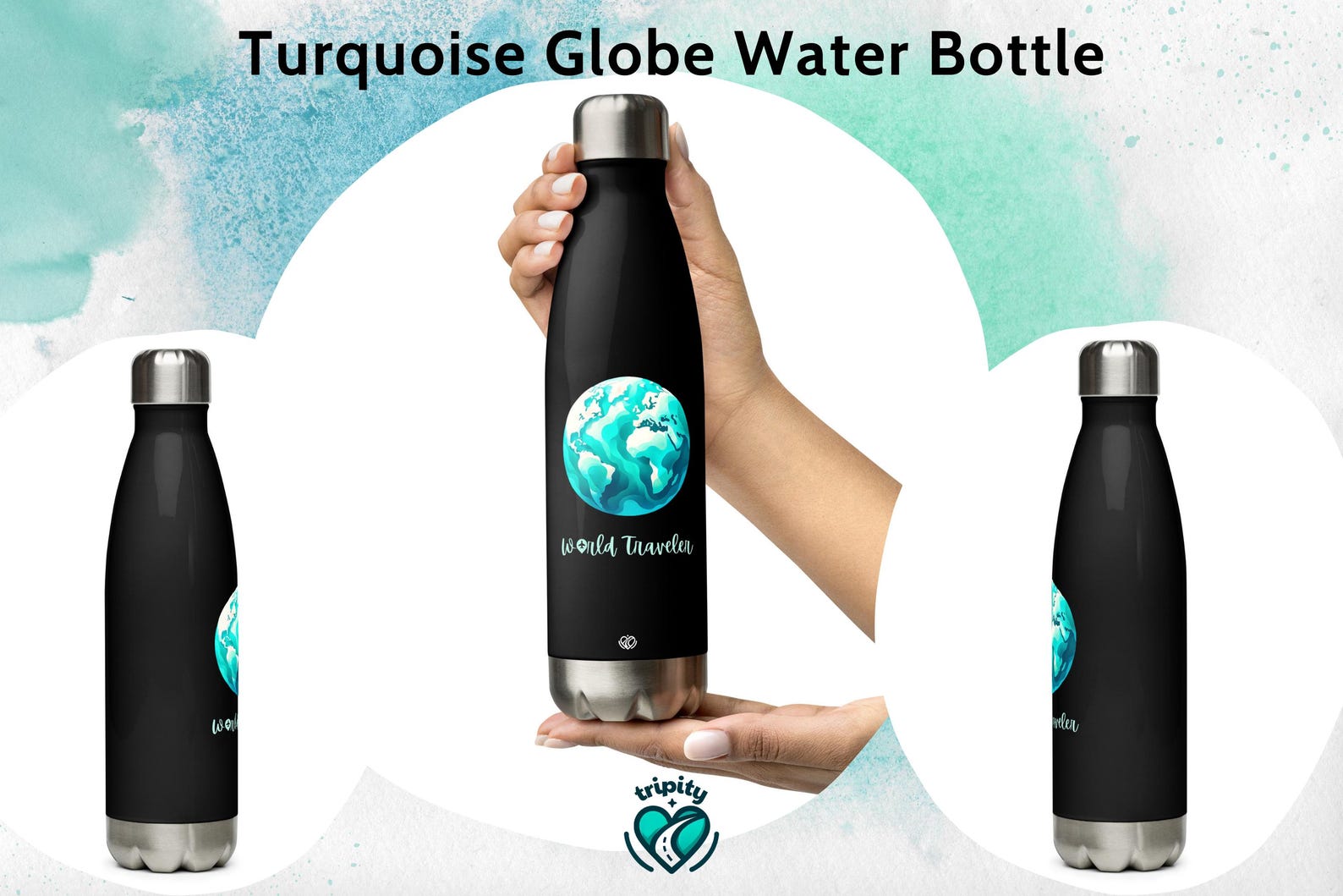 Stainless Steel Water Bottle|thermal Water Bottle|17oz,500 Ml Drinking ...