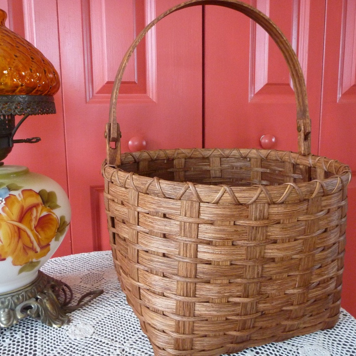 Swing-handled Country Basket - Etsy
