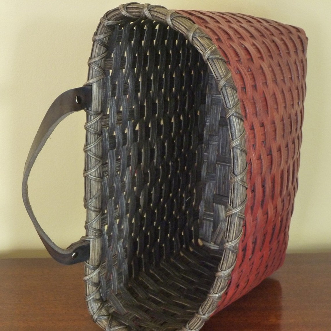 Large Painted Mail Basket - Etsy
