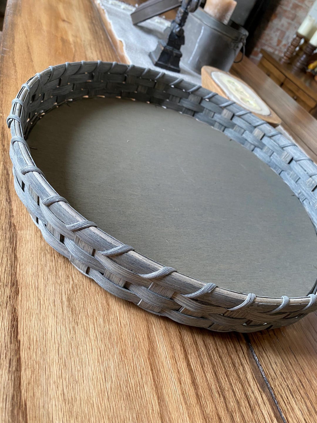 Round Tray Basket - Etsy