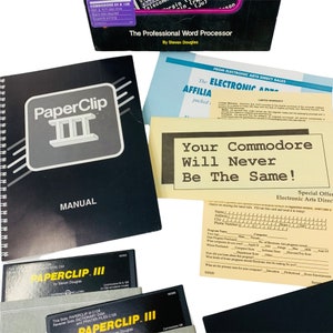 Paperclip III Commodore 64/128 Floppy Disk Computer Program UNTESTED - Etsy