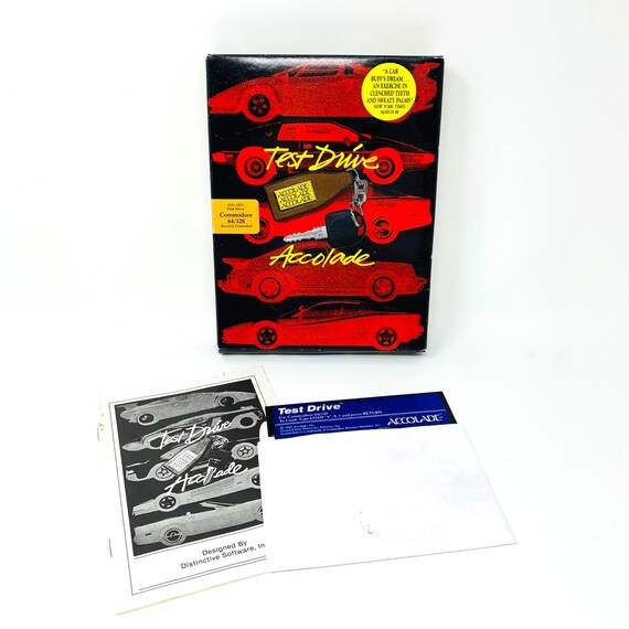 Test Drive Accolade Floppy Drive Commodore 64/128 Computer | Etsy