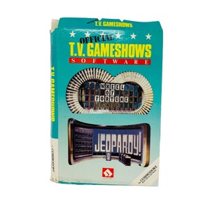 Official T.V. Gameshows Software Wheel of Fortune & Jeopardy Commodore ...