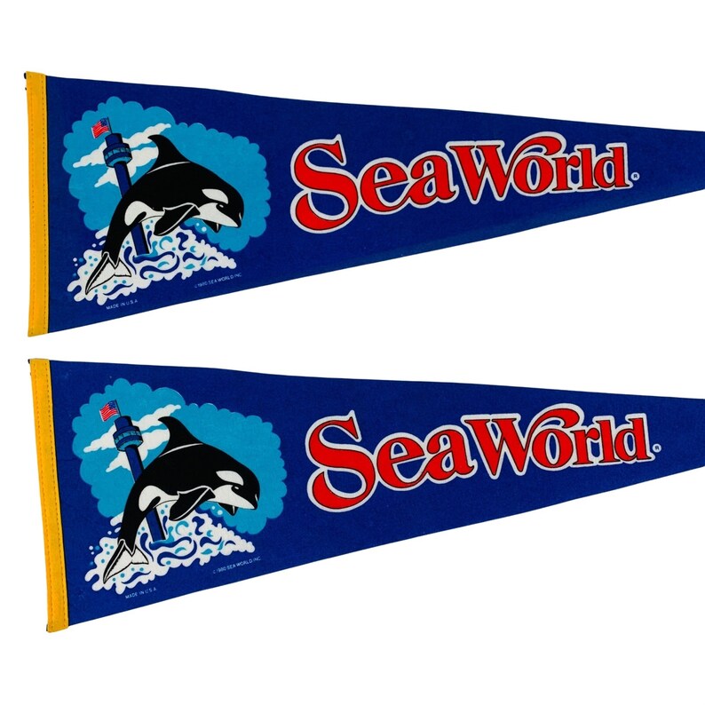 Vintage Sea World Pennant Orlando Florida | Sold Separately - Etsy