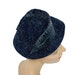 Vintage 1950s Navy Wool Architectural Cap Colby Hat - Etsy