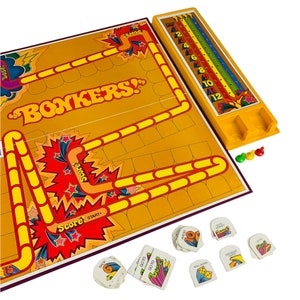 Vintage 1970s Bonkers Board Game Incomplete - Etsy