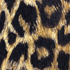 Vintage 1950s Leopard Print Shift Dress Corduroy Jumper B 42" - Etsy