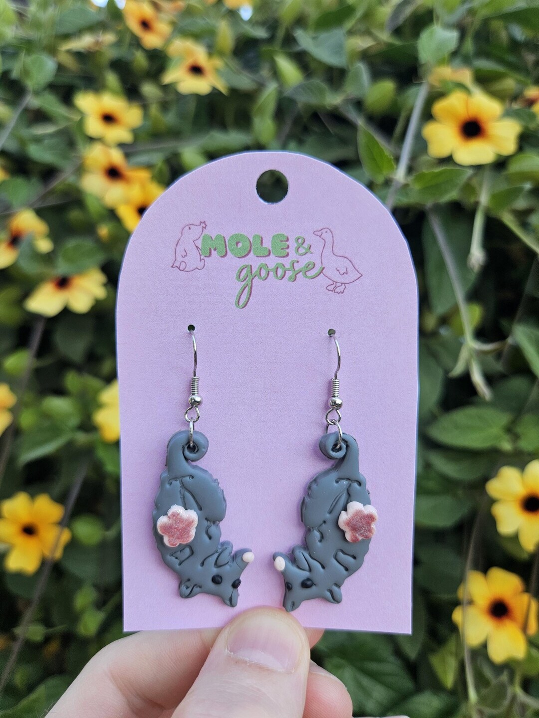 Clay Possum Earrings - Etsy