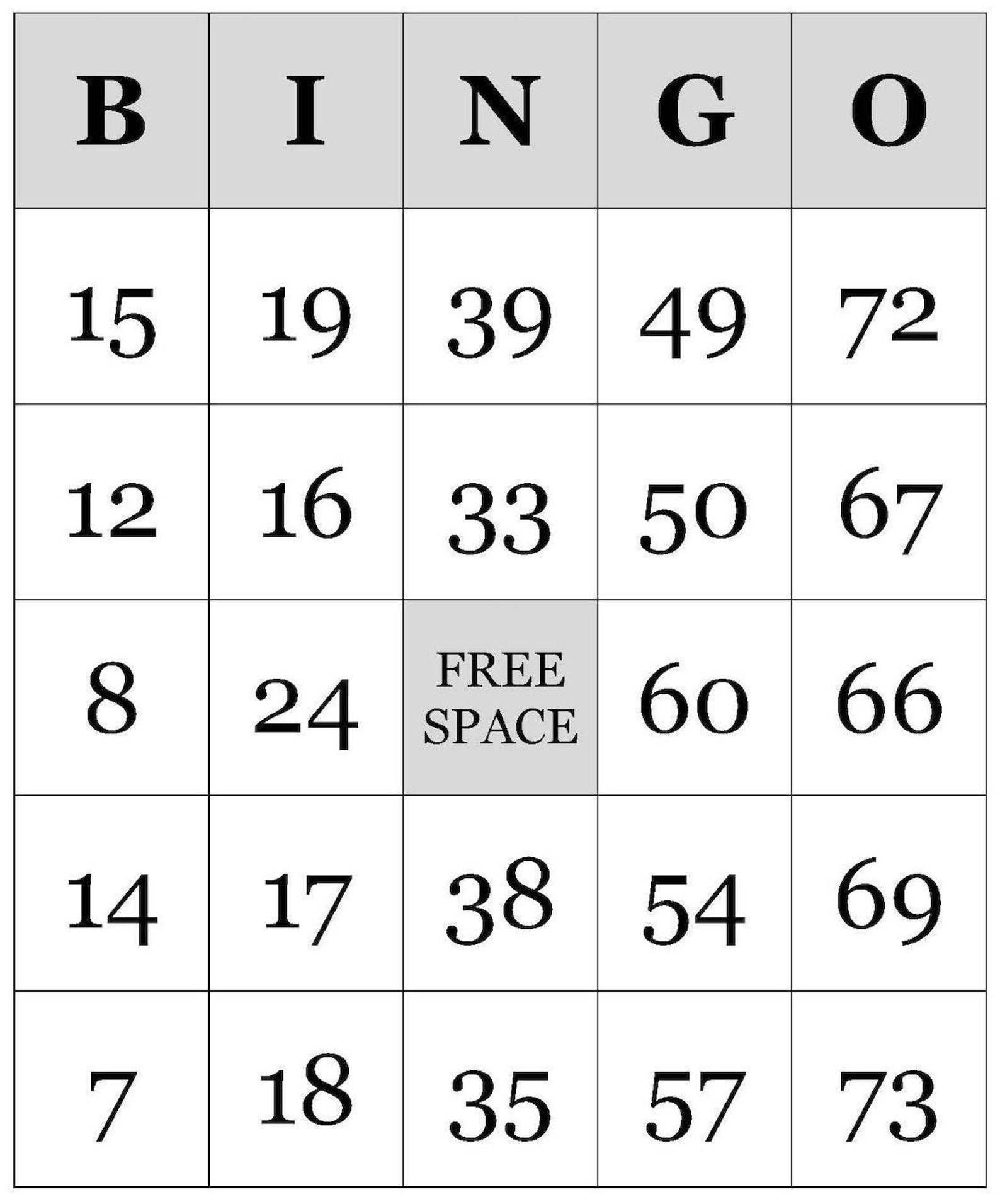 Bingo Sheets - Version 1 - 500 Unique Sheets - Everything You Need to ...