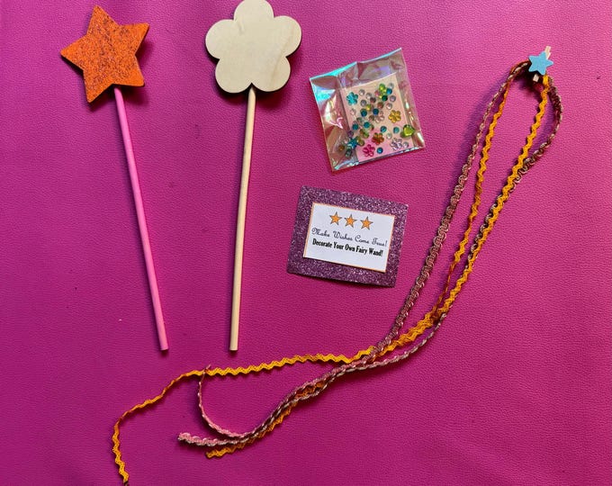 Magic Wand Paper Craft Kit, Princess Arts & Crafts Kit for Kids, Magic ...