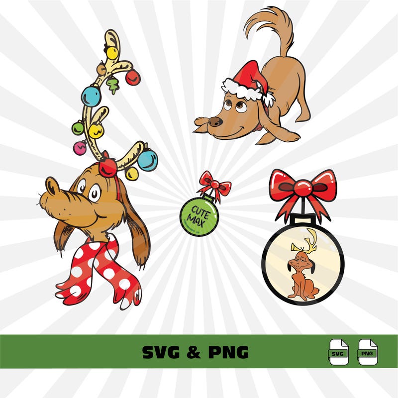 Max the Grinch Png - Etsy