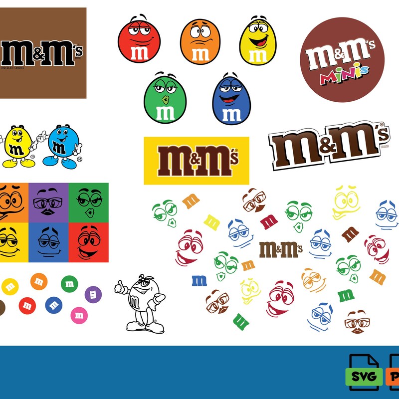 M&m Svg - Etsy