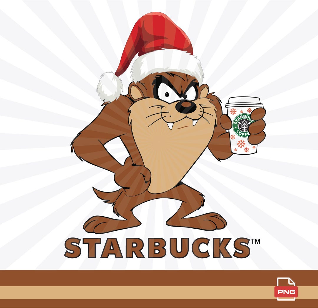 TAZ Christmas PNG Files - Etsy