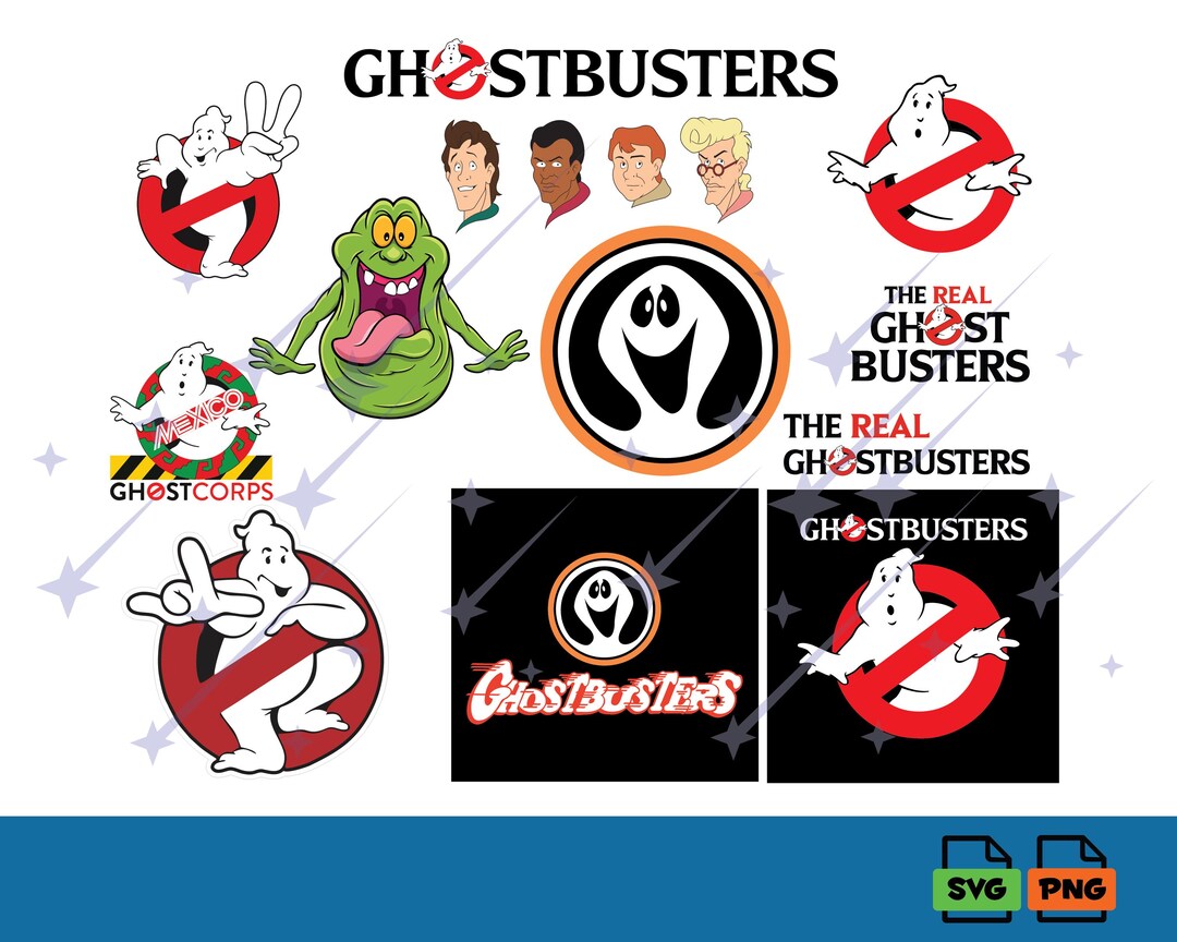 GHOSTBUSTERS SVG and PNG Files - Etsy
