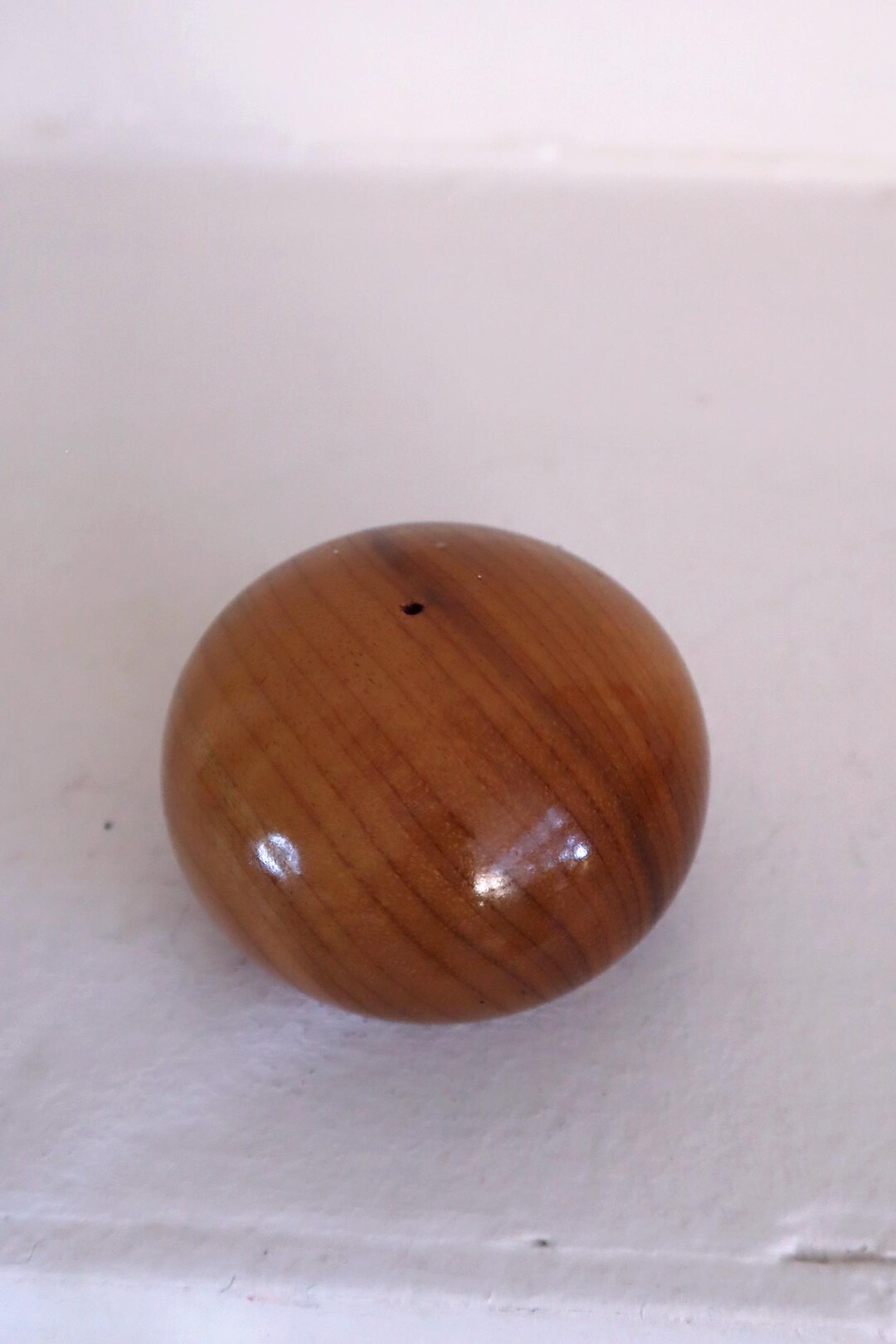 Sleek MCM Salt Shaker Solid Wood Hand-turned Sphere Rare - Etsy