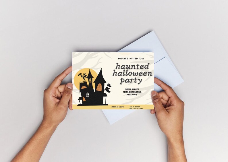 Fun Halloween Invitations (3 Pack) - Etsy