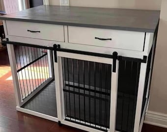 Single Dog Crate - Etsy