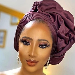 Purple Turban Autogele for Weddings and Special Occasions, Stylish ...