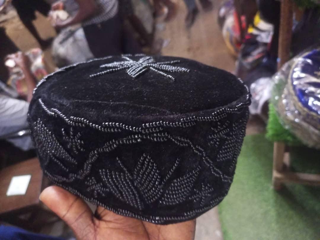 Chieftaincy Cap, Igbo Ozo Cap, African Men's Wedding Velvet Cap ...