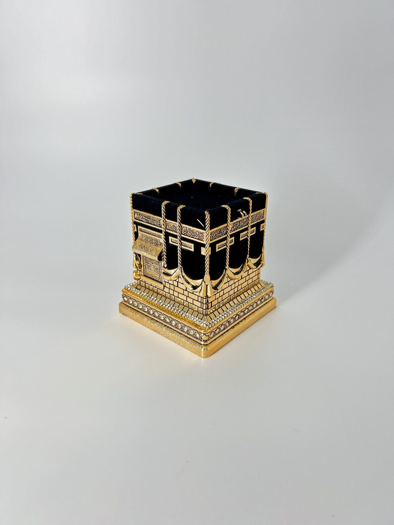 Handmade Miniature Kaaba Replica With Elegant Detailing 100% Polyester ...