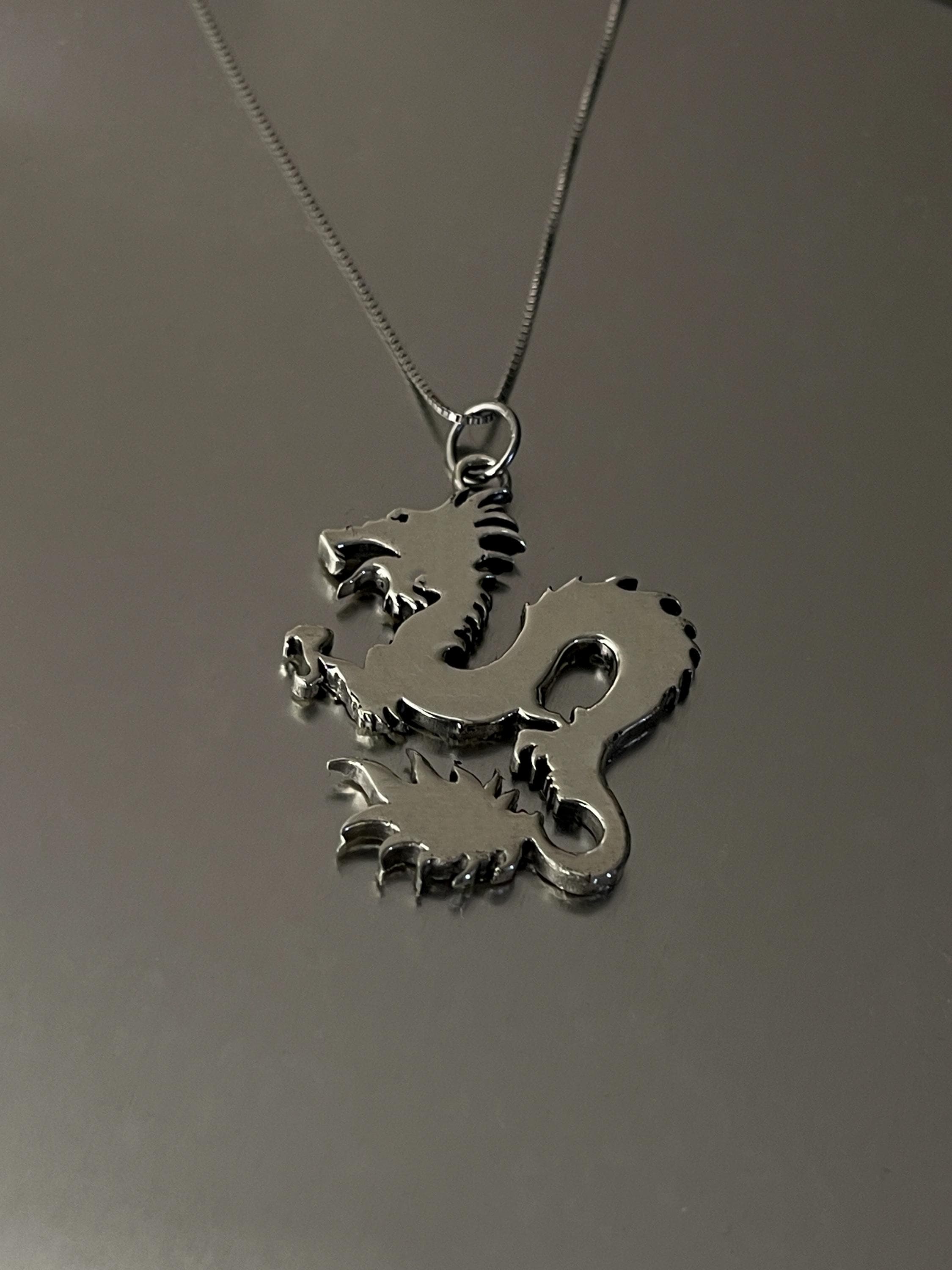 Dean Blunt Zushi Album Cover Dragon Pendant in 925 Silver - Etsy