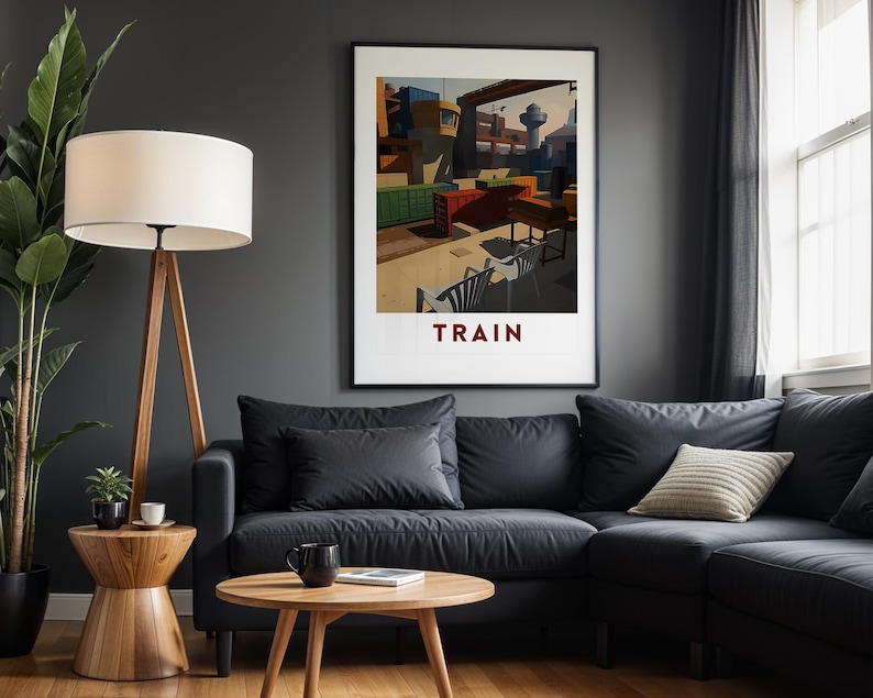 CS2 Train SL - Retro Travel Poster | CS2 CSGO Merch | Game Room ...