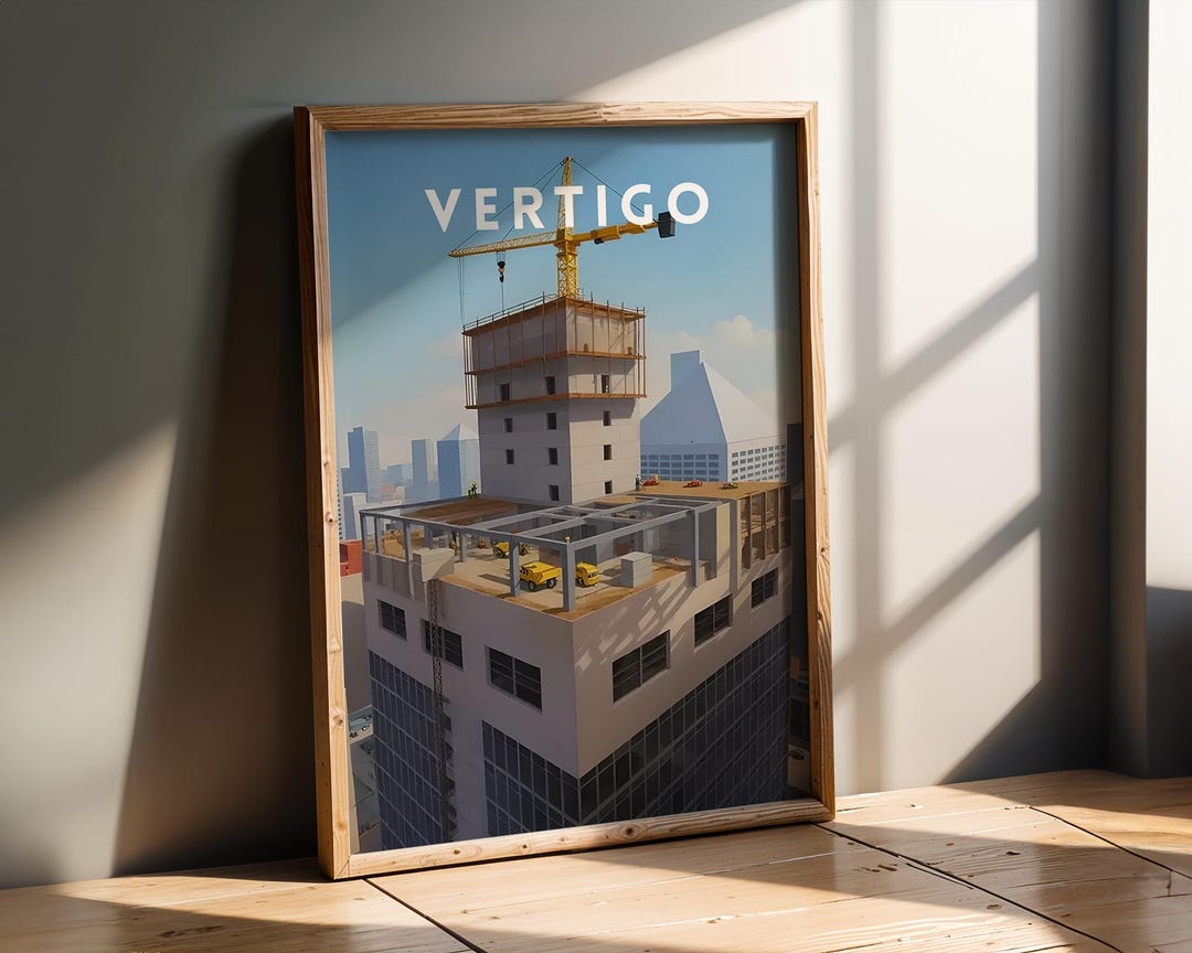 CS2 Vertigo Rework - Retro Travel Poster | CS2 CSGO Merch | Game Room ...