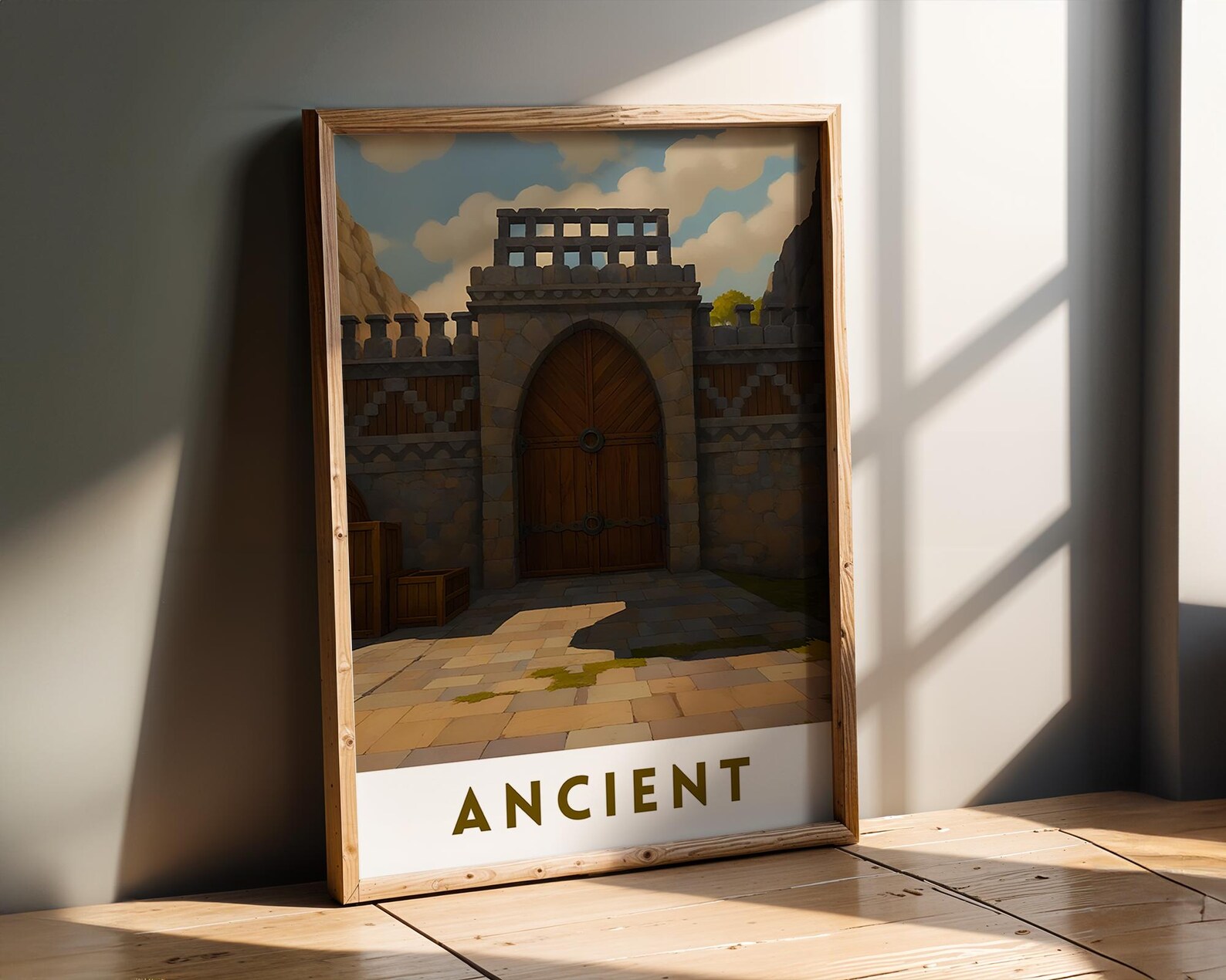 CS2 Ancient Doors Poster, Retro Video Game Wall Art, CSGO Gaming Room ...