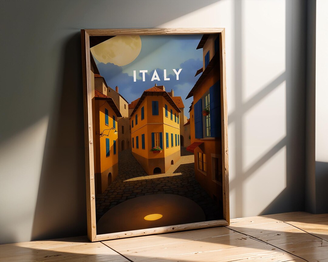 CS2 Italy CT Spawn - Retro Travel Poster | CS2 CSGO Merch | Game Room ...