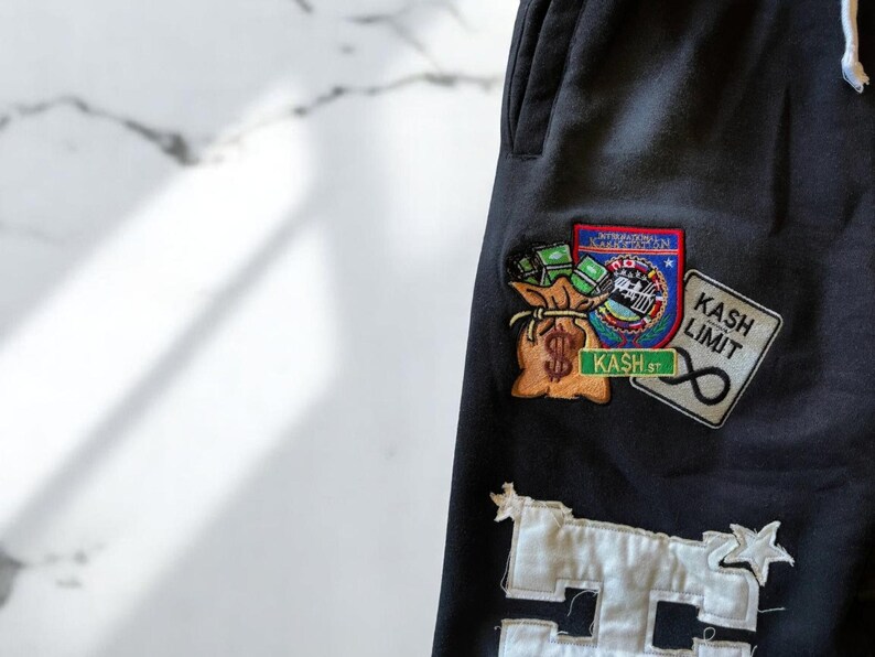 Double Layer Graphic Sweatpants | Hip Hop Streetwear Pants | Unisex Low ...