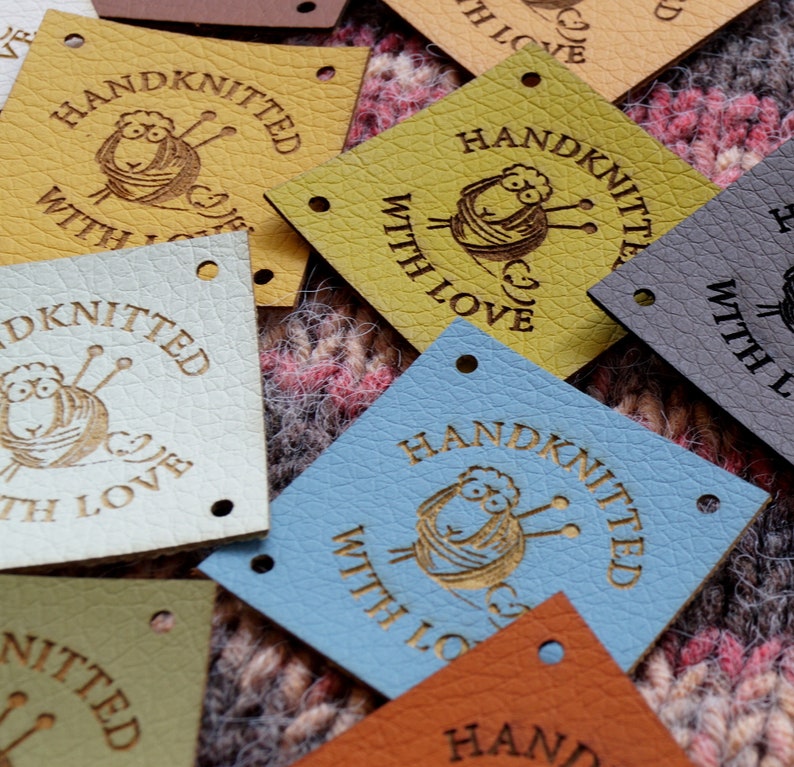 Leather Tags for Handmade Items Product Labels Personalized - Etsy