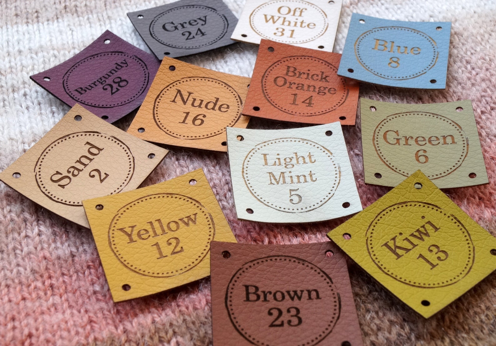 Leather Tags for Handmade Items Product Labels Personalized | Etsy