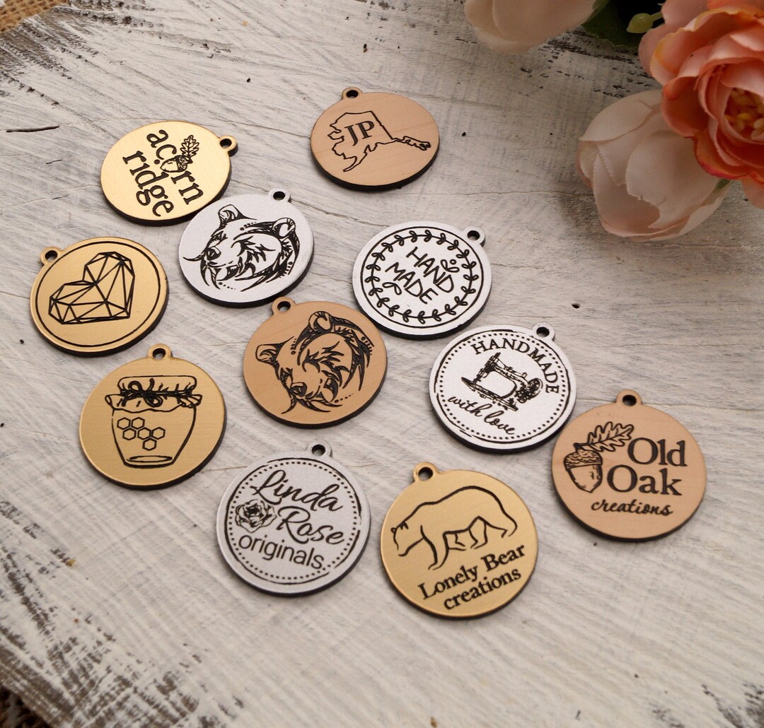 Personalized Tags for Handmade Products - Logo Branding Hang Tags ...